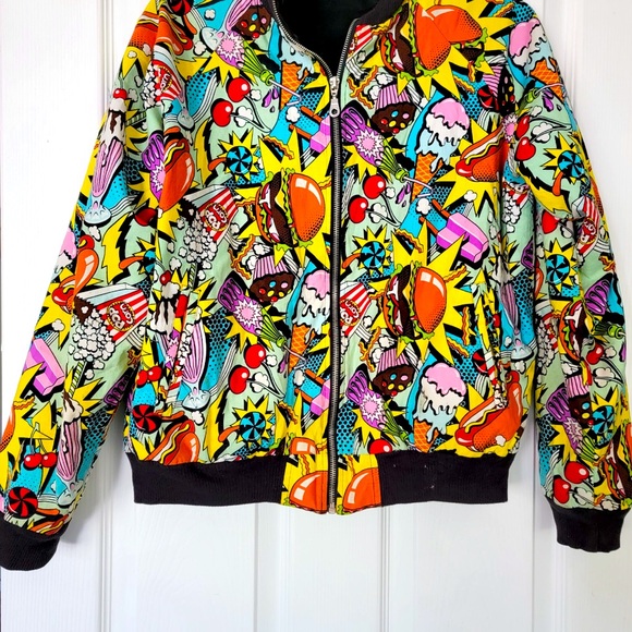Vintage | Jackets & Coats | Pop Art Bomber Jacket | Poshmark